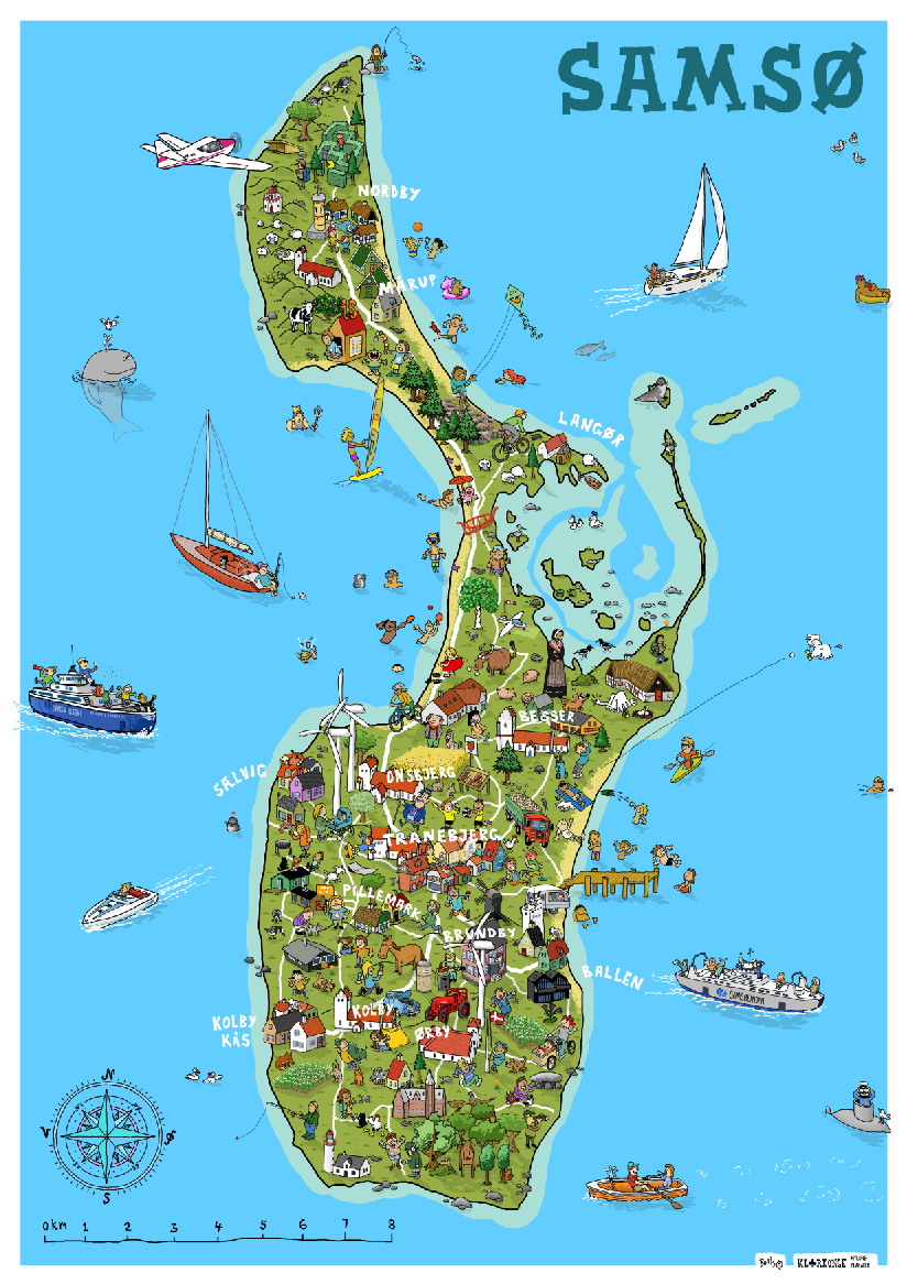 Plakat, Samsø - Samsø - Samsø Nature